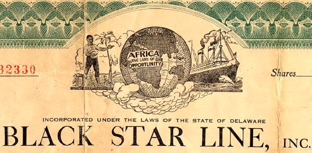 Le Yarmouth, le navire de la "Black Star Line, Inc."