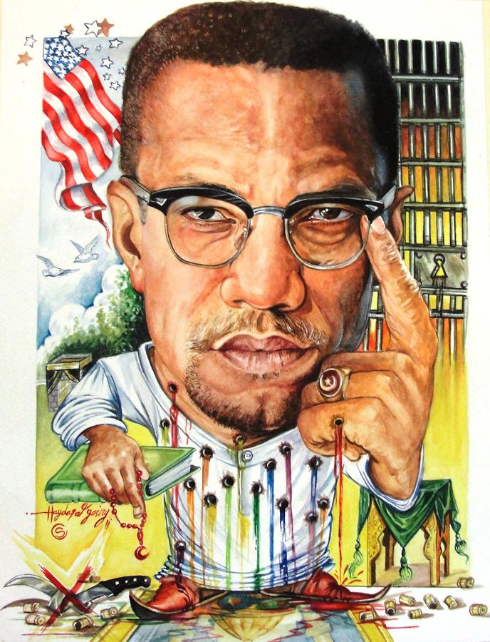 Malcolm X à travers cinq splendides oeuvres d'art