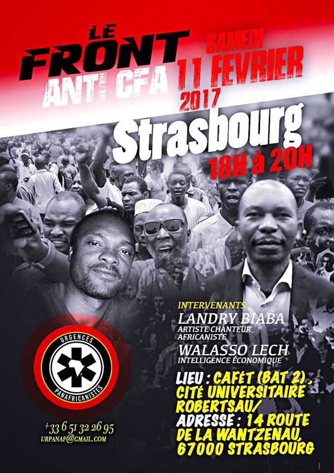 Front historique contre le Franc CFA: 41 villes et 25 pays mobilisés ce ...