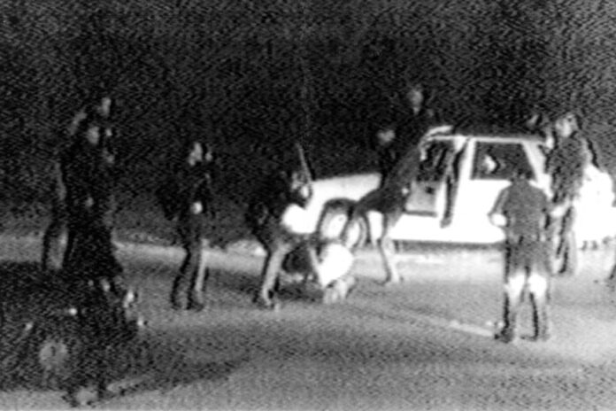 Who was Rodney King, the african american beaten by police officers?