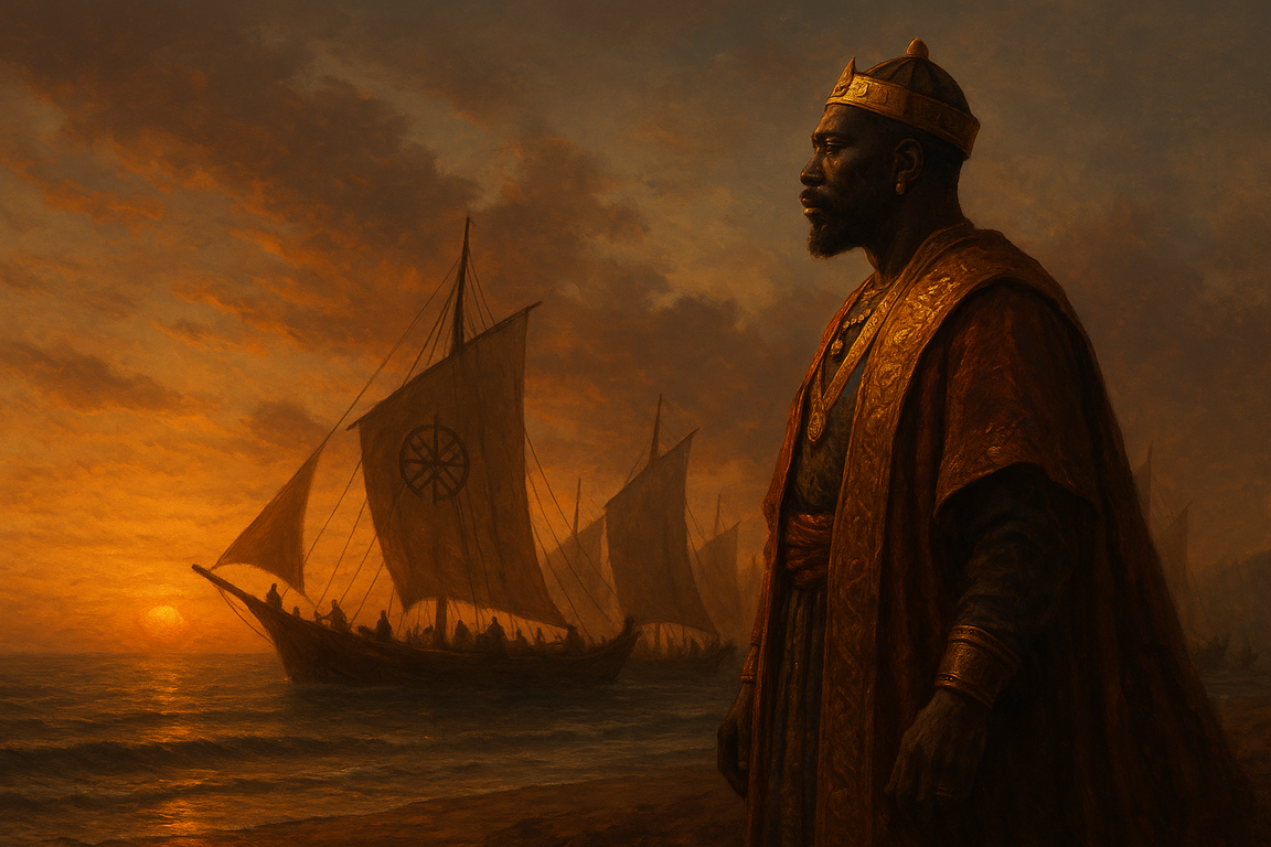 This african king crossed the Atlantic before Christopher Columbus…
